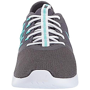 Nike Women's Viale Tech Racer Sneaker, Thunder Grey/Aurora Green-White, 6 Regular US