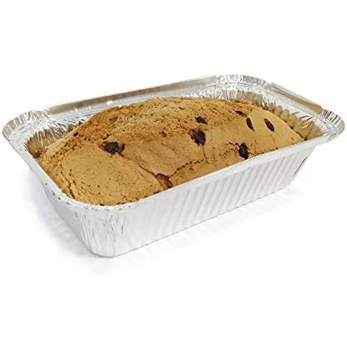 SINTOP Aluminum Foil Bread Pans Disposable | 1.5lb Loaf Pans with Lids | 50 Pack | Dessert Boxes - Perfect for Baking, Storing, Takeout