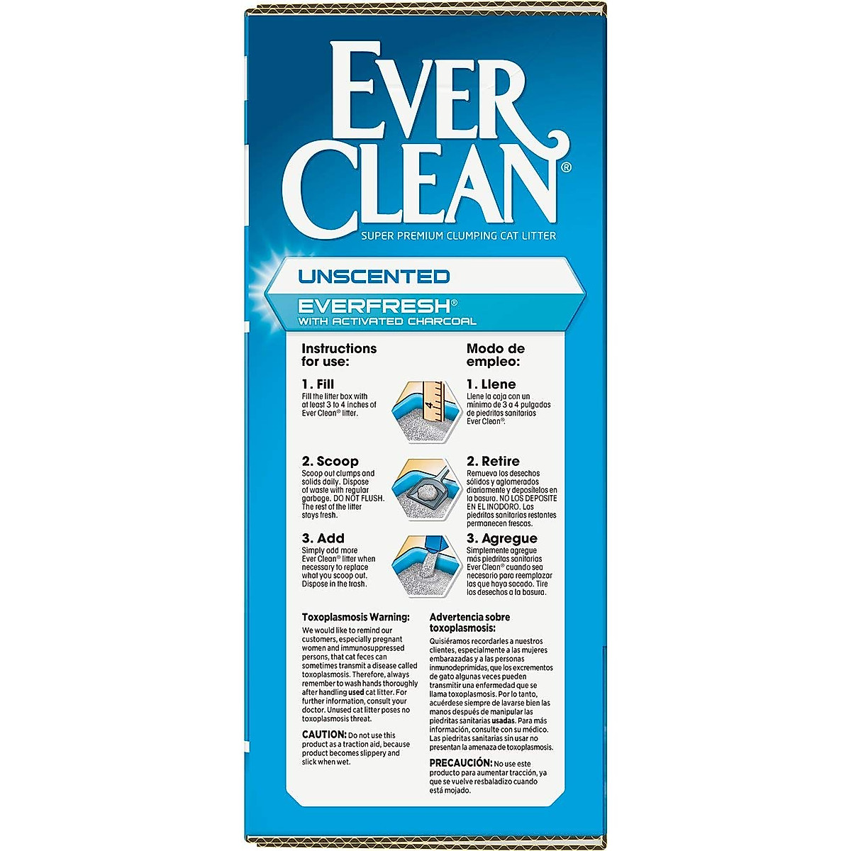 Ever Clean Ever Fresh Litter with Activated Charcoal , Unscented, 25 Pounds