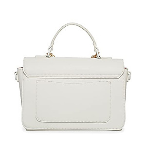 Betsey Johnson Wristy Business Satchel, White
