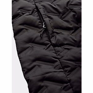 Columbia Women's Delta Ridge Long Down Jacket, Black, Large