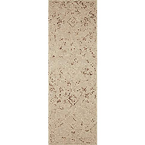 Loloi II Halle Collection HAE-02 Natural/SAGE, Traditional 5'-0" x 7'-6" Area Rug