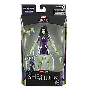 Marvel Legends Series Disney Plus She-Hulk MCU Series Action Figure 6-inch Collectible Toy, Includes 2 Accessories and 1 Build-A-Figure Part