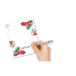 Table Place Card, Christmas Themed Tent Style Cards, Pack of 25 Half-Fold Reception Place Card, Perfect for Christmas Party, Birthday, Wedding, Bridal Shower, Baby Shower, Banquet(C12)