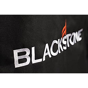 Blackstone 5482 Griddle Cover Fits 36 inches Griddle Cooking Station with Hood Water Resistant, Weather Resistant, Heavy Duty 600D Polyester Flat Top Gas Grill Cover with Cinch Straps, Black 36" Black