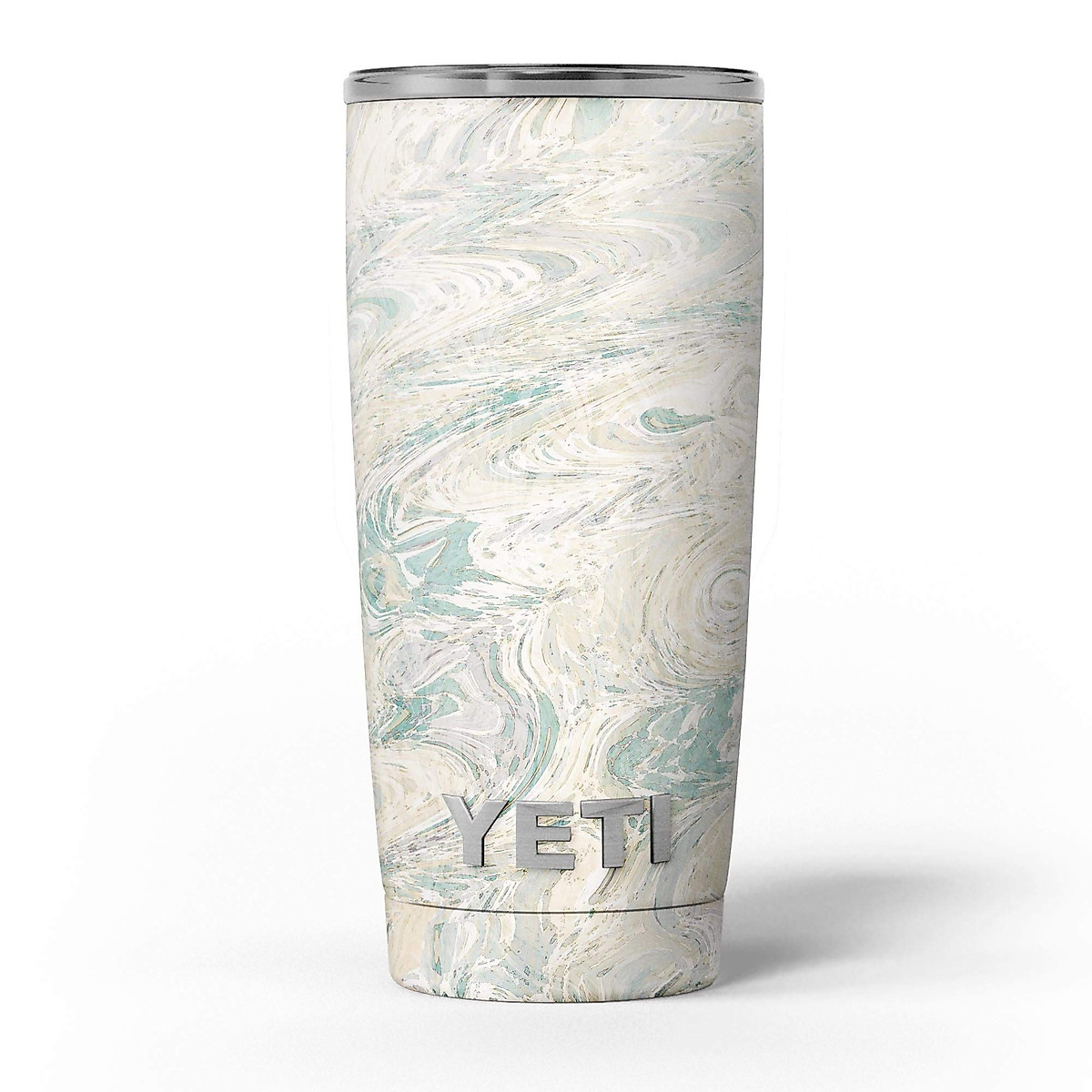Design Skinz Slate Marble Surface V25 - Skin Decal Vinyl Wrap Kit Compatible with The Yeti Rambler Cooler Tumbler Cups