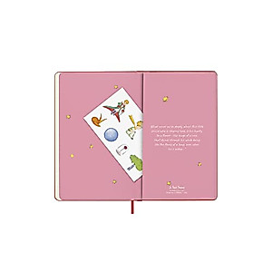 Moleskine Limited Edition Le Petit Prince 12 Month 2023 Weekly Planner, Hard Cover, Large (5" x 8.25"), Rose