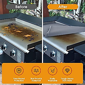 36" Silicone Griddle Mat for Blackstone, Heavy Duty Griddle Mat Fit Blackstone 36 Inch Flat Top Gas Grill Griddle, Protective Top Covers for Blackstone Protector Outdoor