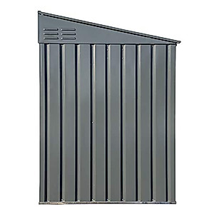 ARROW 6' x 3' Storboss Horizontal Outdoor Padlockable Steel Storage Shed, Charcoal