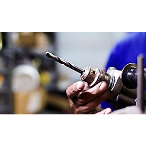 Drill America - KFD29P12 #29 High Speed Steel Black & Gold KFD Split Point Drill Bit (Pack of 12), KFD Series