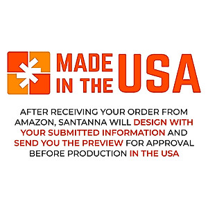 SANTANNA Personalized Name Coffee Mug With Custom Letter Alphabet Initial (Botanica and Gold Herbs)