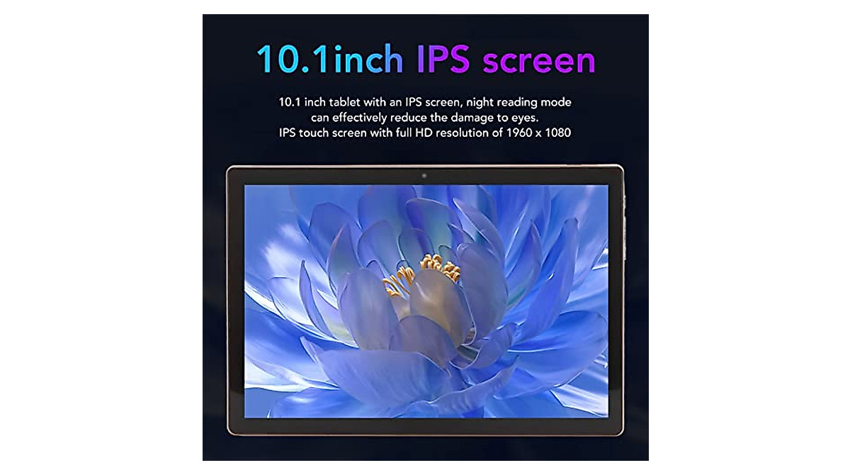 Gold Tablet with HD IPS Screen & Octa Core CPU