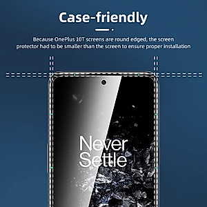 NEW'C 3 Pack Designed for OnePlus 10T 5G (6.7") Screen Protector Tempered Glass, Anti Scratch, Bubble Free, Ultra Resista