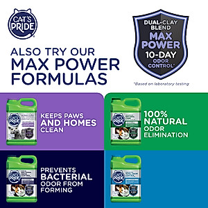 Cat's Pride Lightweight Clumping Litter: Flushable - Powerful Odor Control - Scented, 10 Pounds