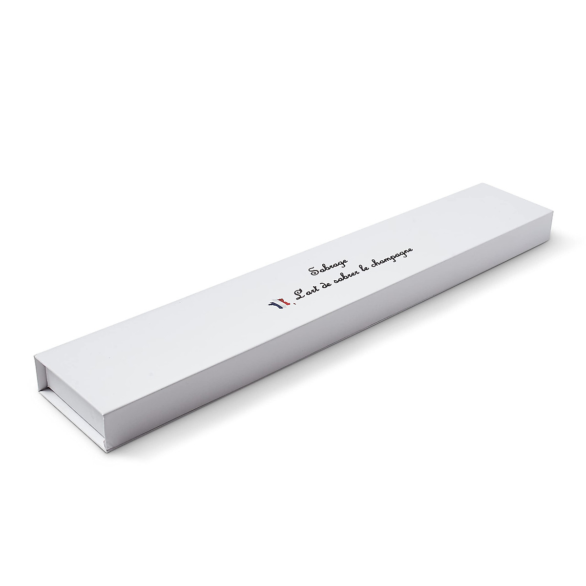 Sabrage Engraved Champagne Saber: Elegant Gift Display Box, Polished Stainless Steel Blade, Handmade French Laguiole Sword, Luxurious Champagne Knife – Wedding, Party, Bar Gifts – Aurora Blue Handle