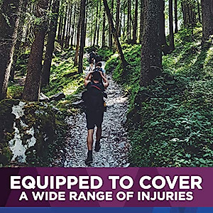 Family First Aid Kit by Coleman | 82 Piece First Aid Tin Kit | Small First Aid Kit for Car | Travel First Aid Kit | Sports First Aid Kit | Metal First Aid Kit for Camping, Hiking, or a Sports Bag