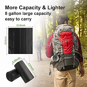 80 Portable Toilet Bags, Camping Toilet Bags, 5-8 Gallon Compostable Bags, Biodegradable Toilet Bags for 5-8 Gallon Bucket Toilet Seat, Biodegradable Waste Bags for Outdoor Boating Travel Camping