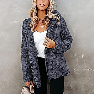 Lojito Turtleneck Sweatshirt Women Graphic Long Sleeve Long Sleeve Graphic Gray Fleece Hoodie