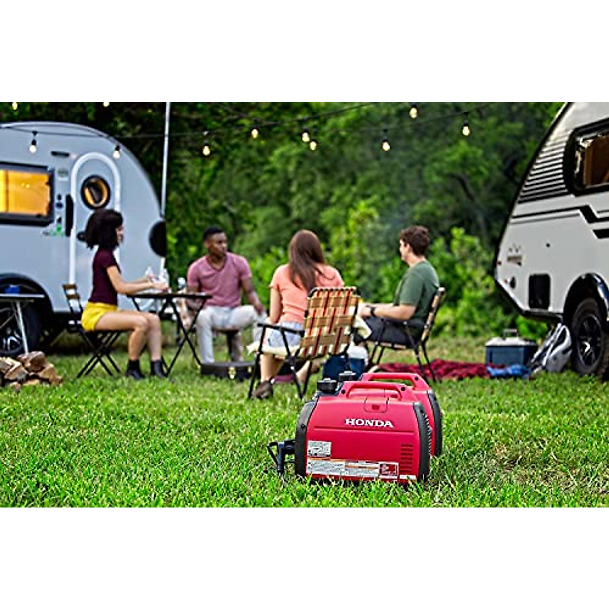 Honda EU2200ITAN1 2200-Watt 120-Volt Companion Super Quiet Portable Inverter Generator with CO-Minder - 49-State