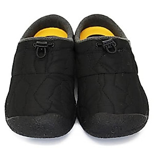 KEEN Men's Howser 3 Slide Comfy Durable Slippers, Triple Black/Black, 11.5