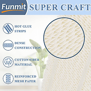 Funmit HDC411 Super Humidifier Wick Filter Replacement for AIRCARE EssickAir MoistAIR HDC411 14416 HD1205 HD12050 HD1211 HD12110, 4 Pack