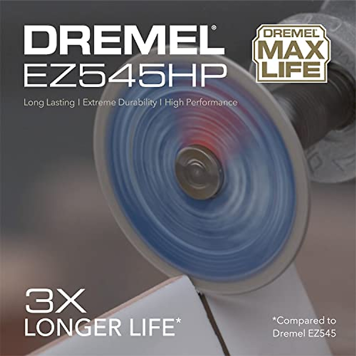 Dremel Max Life EZ545HP 1-12" (38.1mm) High Performance Diamond Wheel , Blue