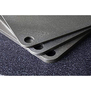 NerdChef Steel Stone - High Performance Pizza Baking | Made in USA (14.5" x 16" x 1/4") - (.25" Thick - Standard)