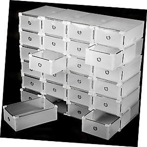 PACKOVE Shoes Organizer for Women 2 Pack Drawer Boxes for Women's Shoes Storage