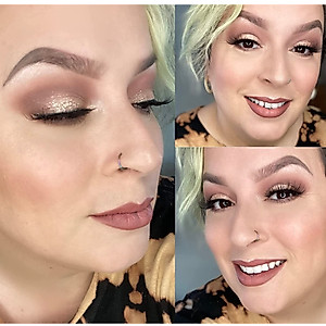 Honeybee Gardens Power of Positivity Eye Shadow Palette, 4 Highly Pigmented Colors With Long Lasting Luxe Finish, Vegan, Cruelty-Free, Gluten-Free, and Paraben-Free, Net Wt 1.3g Each