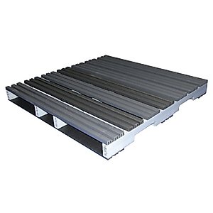 Jifram Extrusions Recycled Plastic Pallet with 4-Way Entry - 48in. x 48in. Model Number 05000125