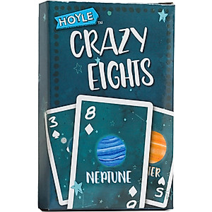 Hoyle 6 in 1 Fun Pack Kids Playing Cards Games Go Fish Crazy 8s Old Maid Slapjack