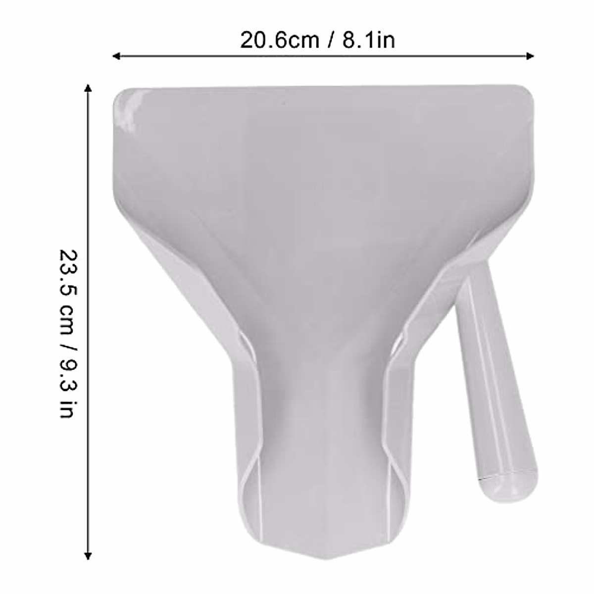 French Fry Bagger Scoop, Kitchen Utensils Scratch Resistant French Fry Scoop Quick Bagging Heat Resistant for Restaur for Buffets for Hotels