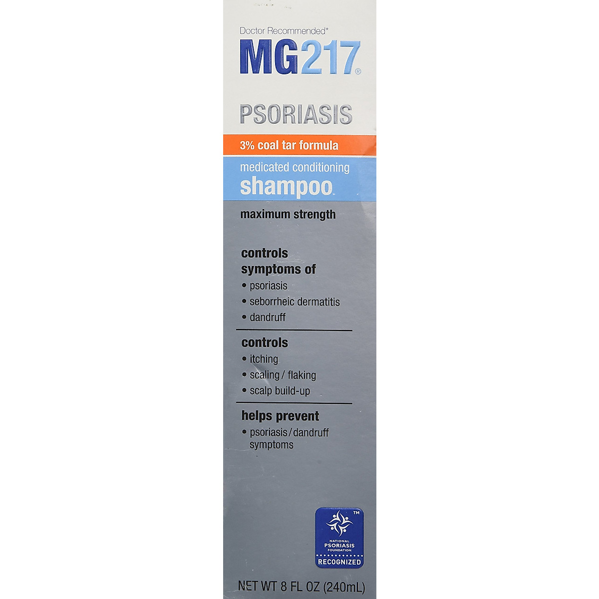 Triton Consumer Products MG 217 Medicated Coal Tar Shampoo for Psoriasis, 8 Fluid Ounce