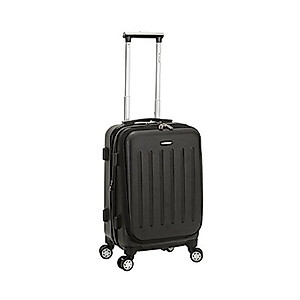 Rockland Titan Hardside Spinner Luggage, Black, Carry-On 19-Inch