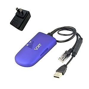 VONETS WiFi Bridge 2.4GHz Wireless Ethernet Bridge Signal Repeater WiFi Hotspot with 5V/2A USB Power Adapter RJ45 to WiFi Convert for DVR, Monitoring, IP Printer, Network Device VAP11G-300