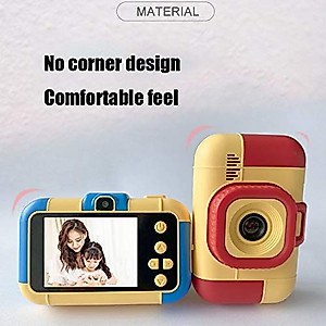 unmarked Selling High-Definition Dual-Camera Photo Children Digital Camera Baby Toytoy (Color : Red Yellow)