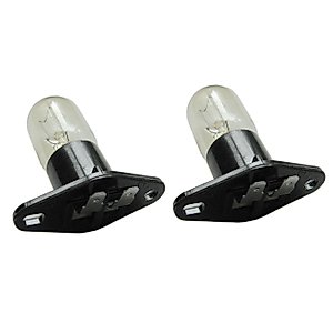 WSDCN.COM 2 Pack, Fulfilled by Amazon, New Microwave Oven Light Bulb Lamp Globe Z187 125V 20W