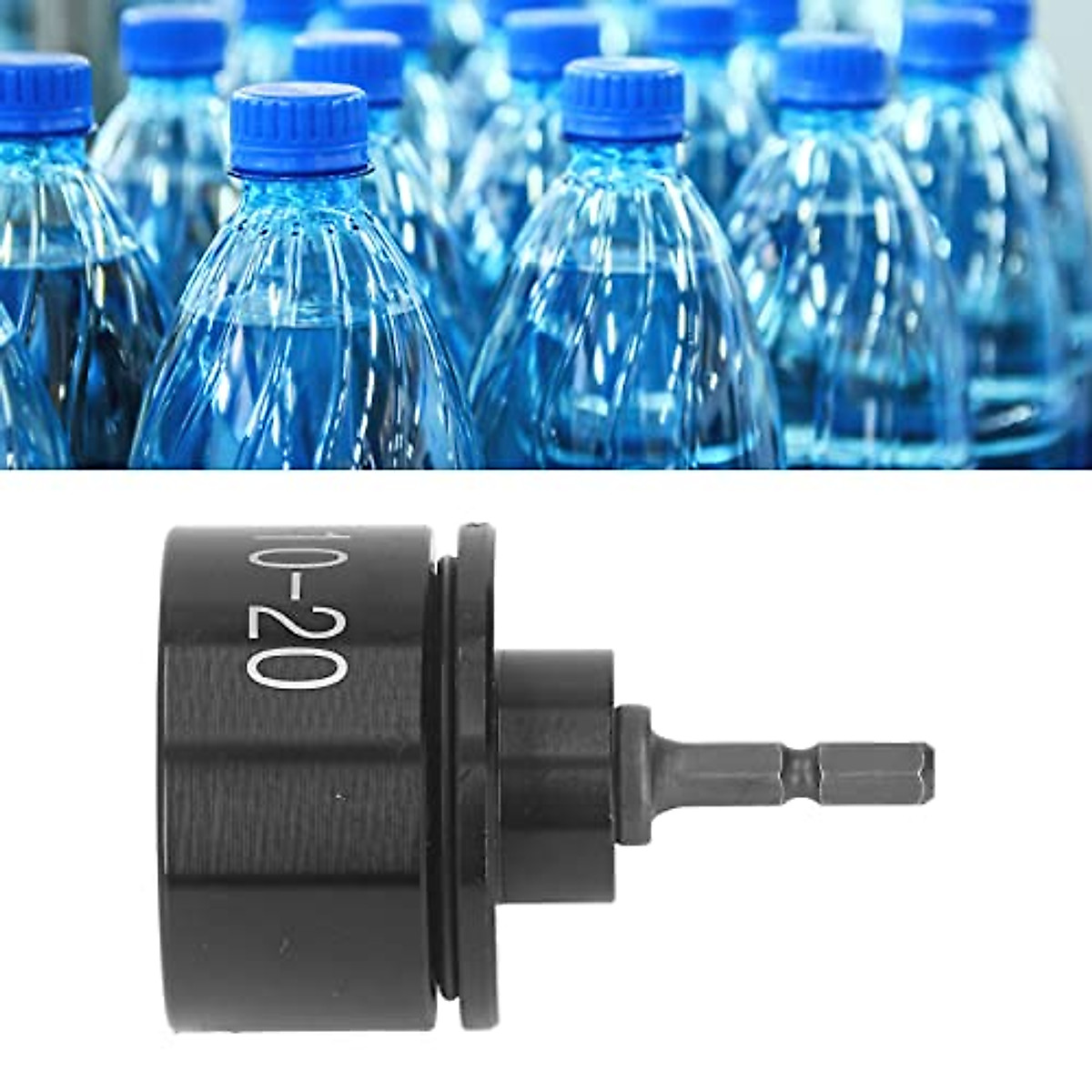 Electric Capping Machine Bit Efficient Sealing Tool with Waterproof Silicone Pad Good Sealing Accessory for 10mm to 20mm Caps