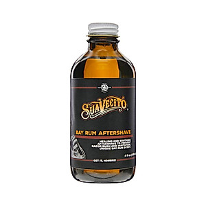 Suavecito Bay Rum Aftershave, 4 oz