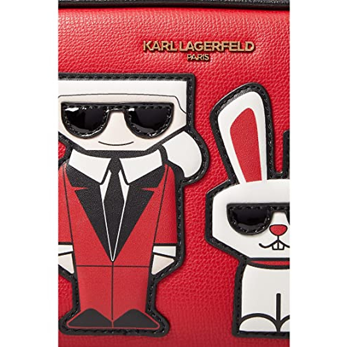 Karl Lagerfeld Paris Maybelle Crossbody Crimson/Navy PROCESSING PROCESSING