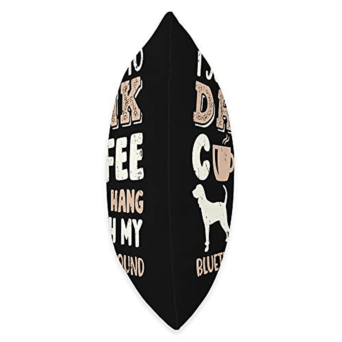 Bluetick Coonhound Love Dog Gifts Funny Bluetick Coonhound Drink Coffee Hand with Dog Mom Gift Throw Pillow, 16x16, Multicolor