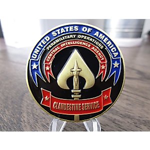 Central Intelligence Agency Covert Special Operations Clandestine Service Lethal Humint CIA Challenge Coin