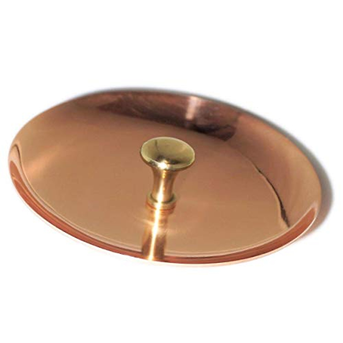 Pure Copper Pitcher (70 oz, 2 Liter) Handcrafted Water Jug & Copper/Brass Lid, Raw Interior for For Ayurveda Health