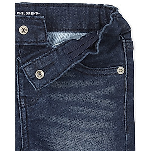 The Children's Place Baby Boys' and Toddler Denim 5-Pocket Shorts, Wexler Wash, 3T