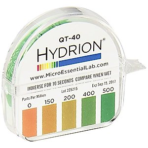 Micro Esential QT-40 Quat Dispenser, 0-500 PPM 10 Roll Box