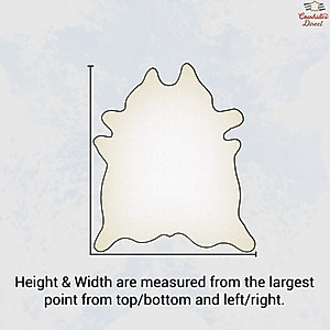 Cowhides Direct Genuine Cowhide Rug (Salt & Pepper) - Authentic Cow Rug with Non-Slip Suede Backing - Cow Rugs for Living Room, Bedroom & More - Decorative Rug (Brown, 7x8 XXL)