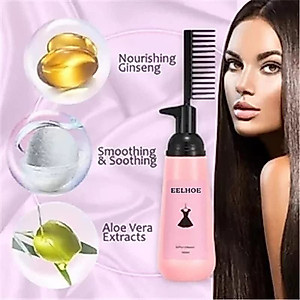 3-Second Treatment for Smooth, Nourishing Hair - (150ml) 2023 New Straightening Cream with Comb, Effective in Just 3 Seconds for Dry Hair
