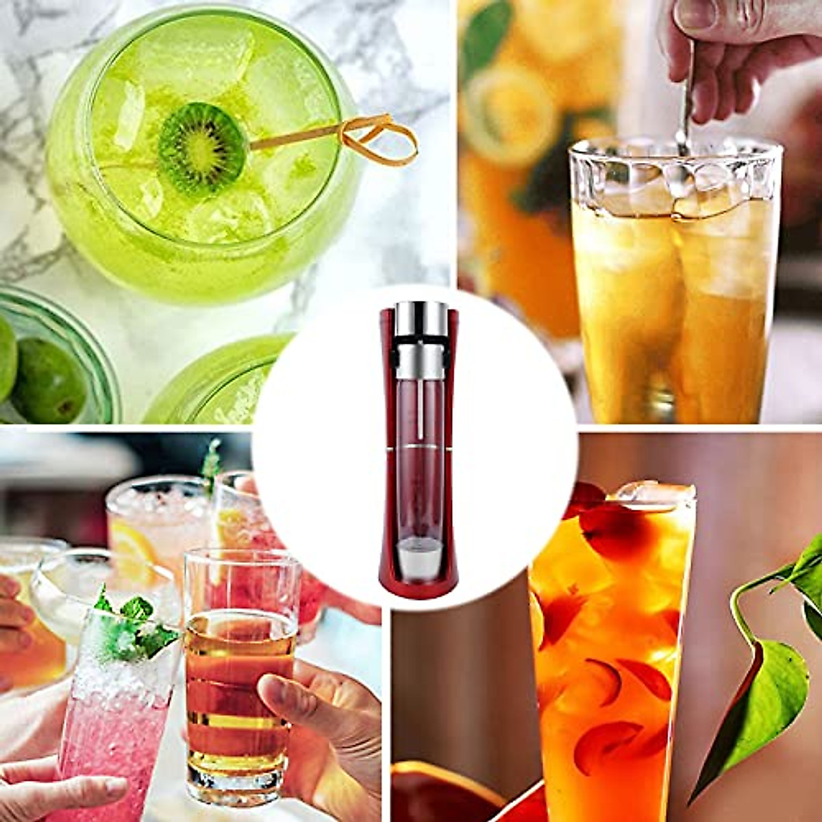 Portable Sparkling Water Maker: Effortless, Efficient, and Secure - Enjoy Refreshing Bubbles Anywhere!