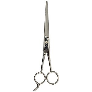 Tamsco Tesco Bird Feather Scissor with Rest 7.5-Inch Japanese Stainless Steel Semi-Convex Edge Micro Serrated Great for Grooming Bird Feathers