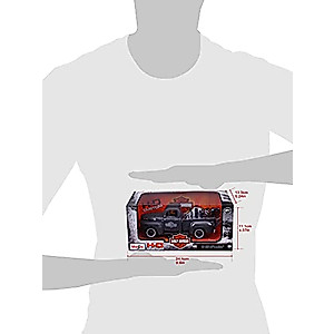 Maisto 1:24 Scale 1948 Ford F-1 Pickup and Harley Davidson 1942 WLA Flathead Diecast Vehicles